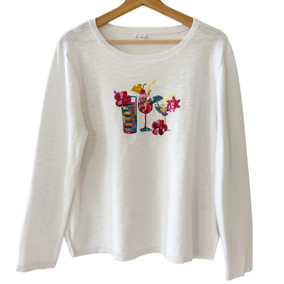 Cabana Cay | Tops | Cocktails Pullover By Cabana Cay Womens Sz Arrge ...